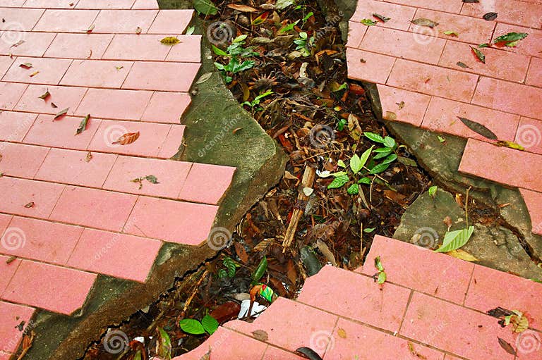 Earthquake! stock photo. Image of tile, earthquake, foundation - 1414300
