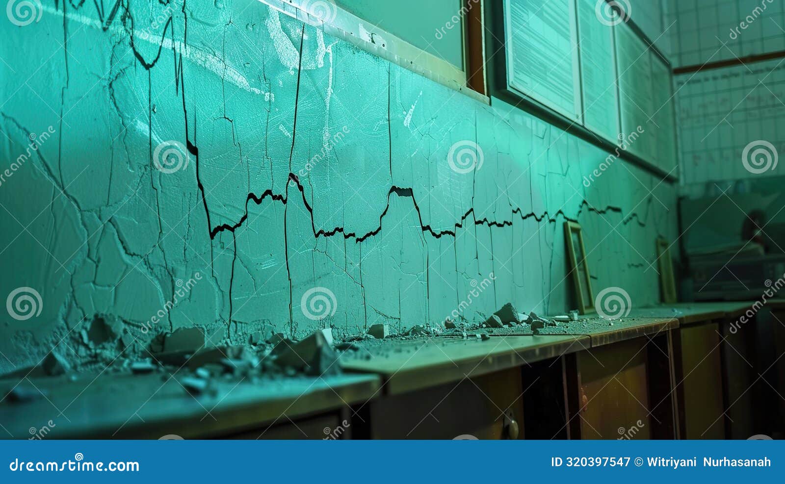 Earthquake Chronicles, Seismograph in Action. Generative Ai Stock ...