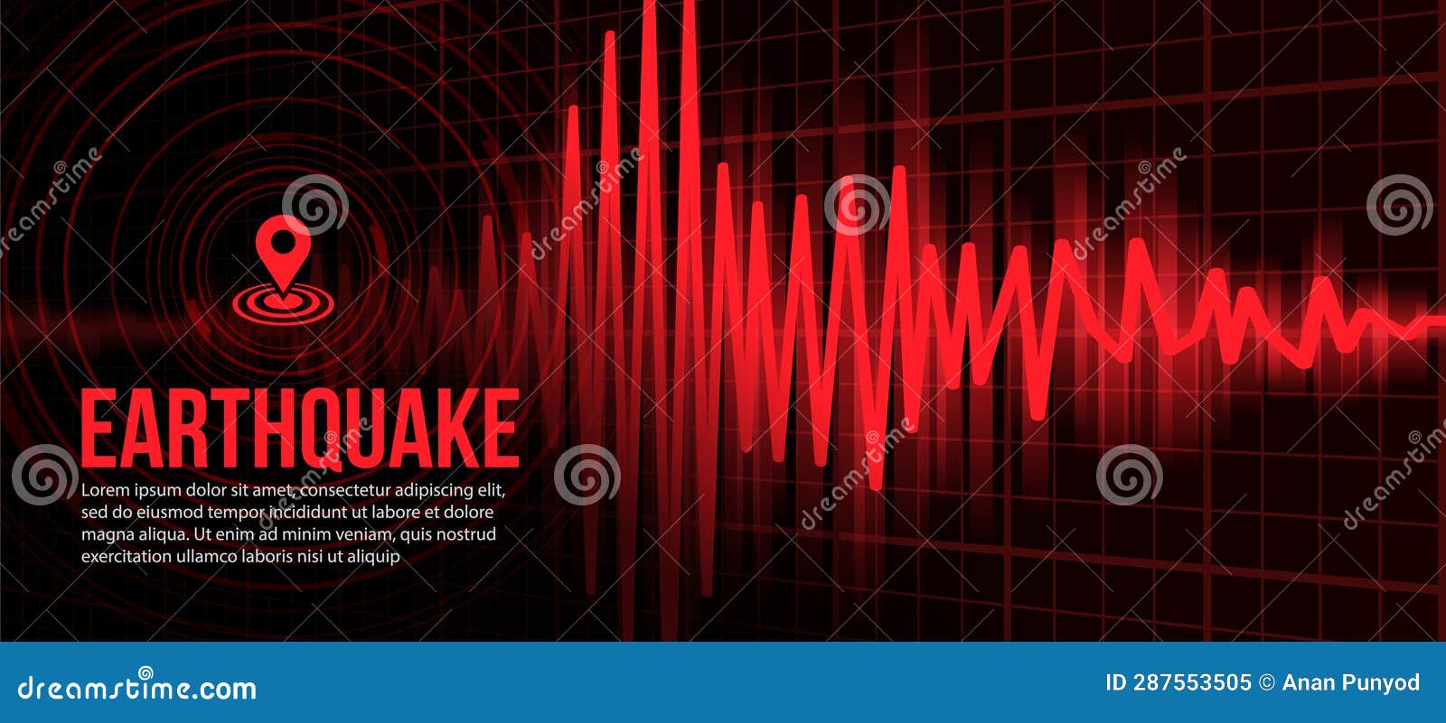 Earthquake Concept - Red Light Line Frequency Seismograph Waves Cracked ... Earthquake Concept - Red Light Line Frequency Seismograph Waves Cracked ...