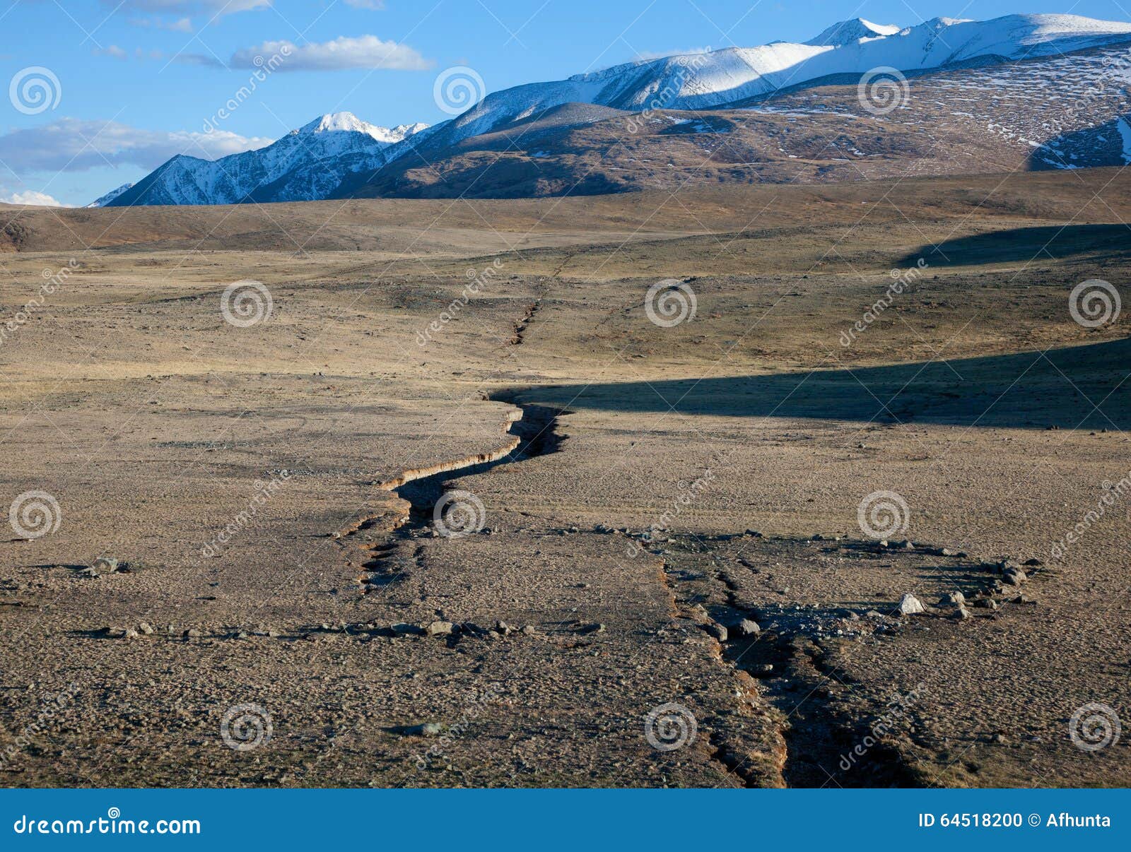 Earthquake crack stock photo. Image of disaster, split - 64518200