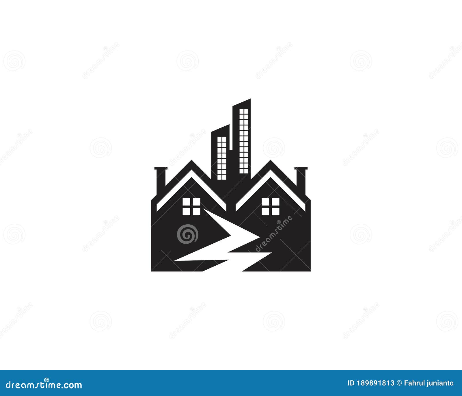 Earthquake Disaster Logo Vector Template Stock Vector - Illustration of ...