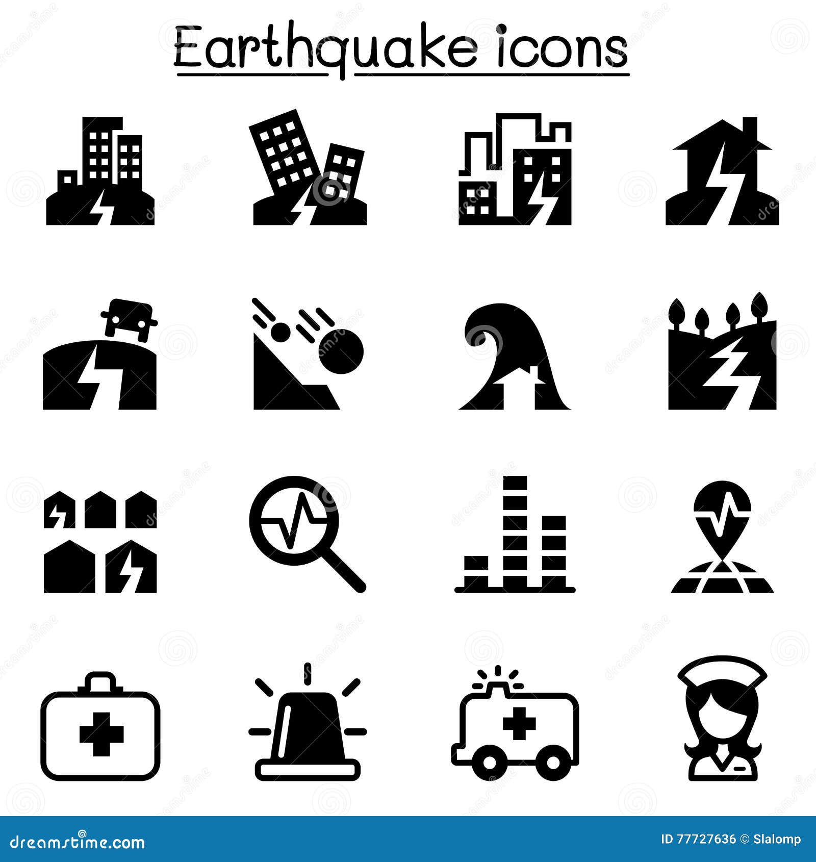 Earthquake Icon. Simple Element From Natural Disaster Collection ...
