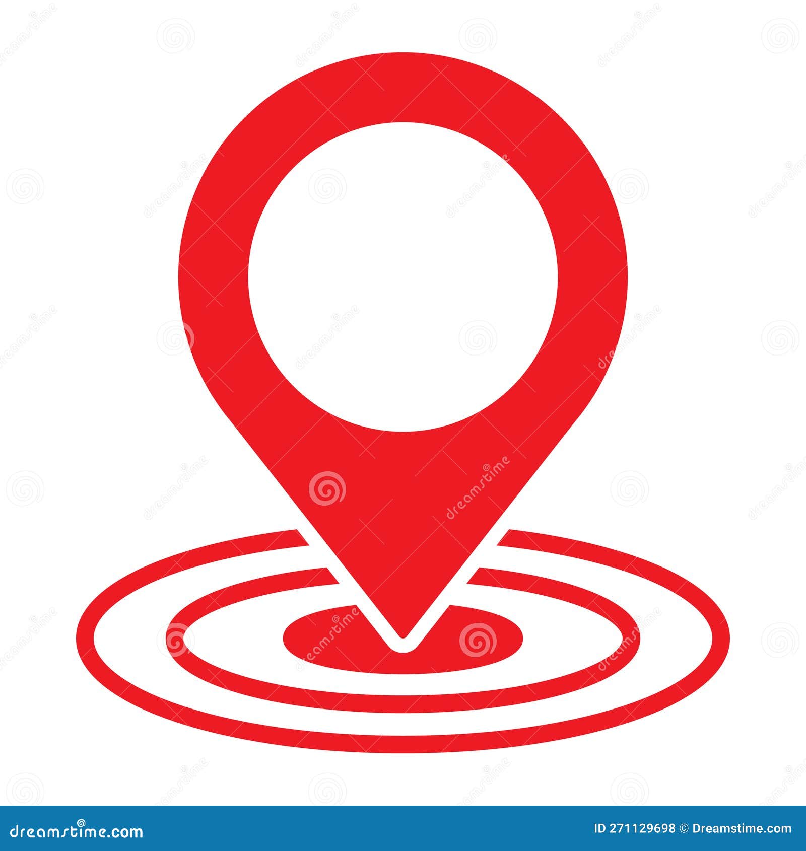 Earthquake Location Icon. Map Pin and Earthquake Vector Illustration ...