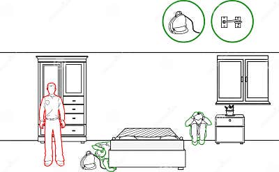 Earthquake Protection Methods Stock Vector - Illustration of home ...