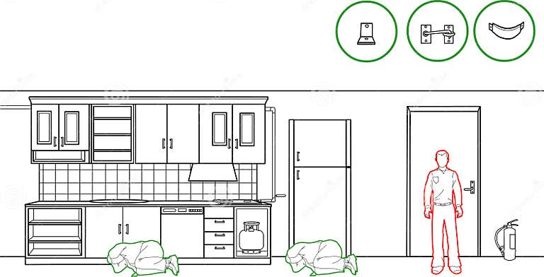 Earthquake Protection Methods Stock Vector - Illustration of disasters ...