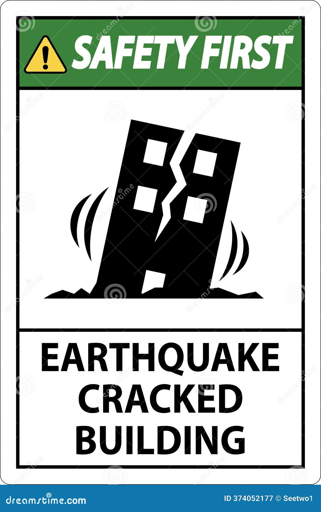 Earthquake Safety Infographic Poster Clipart. Natural Disaster Safety ...