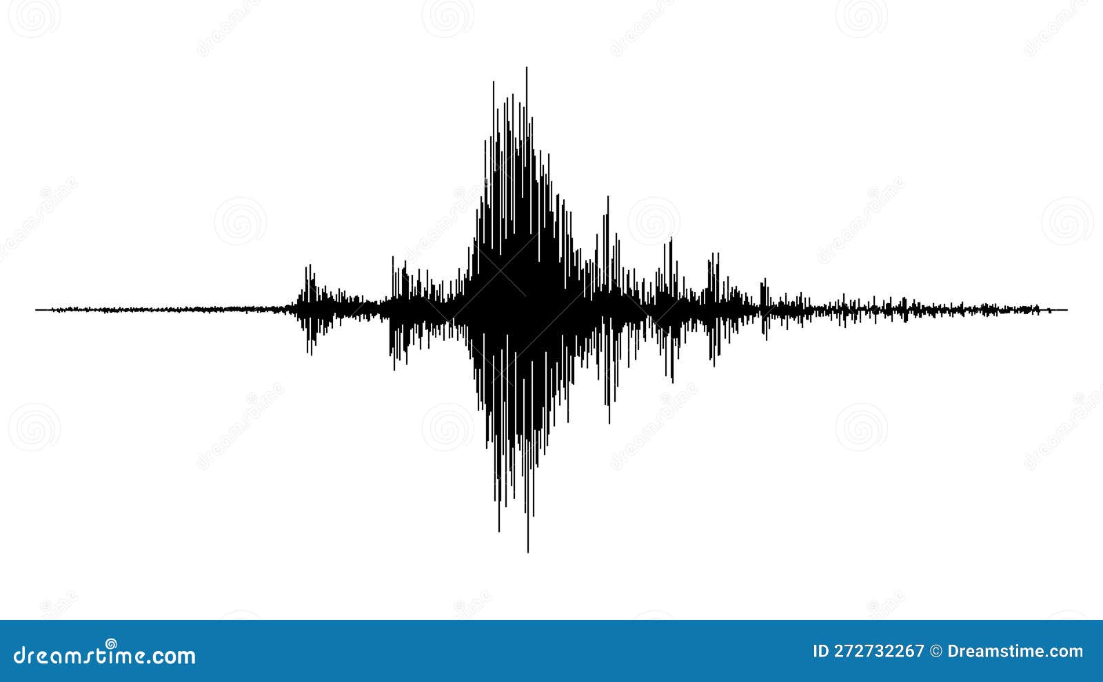 Earthquake Seismograph Wave or Seismic Waveform Stock Vector ...