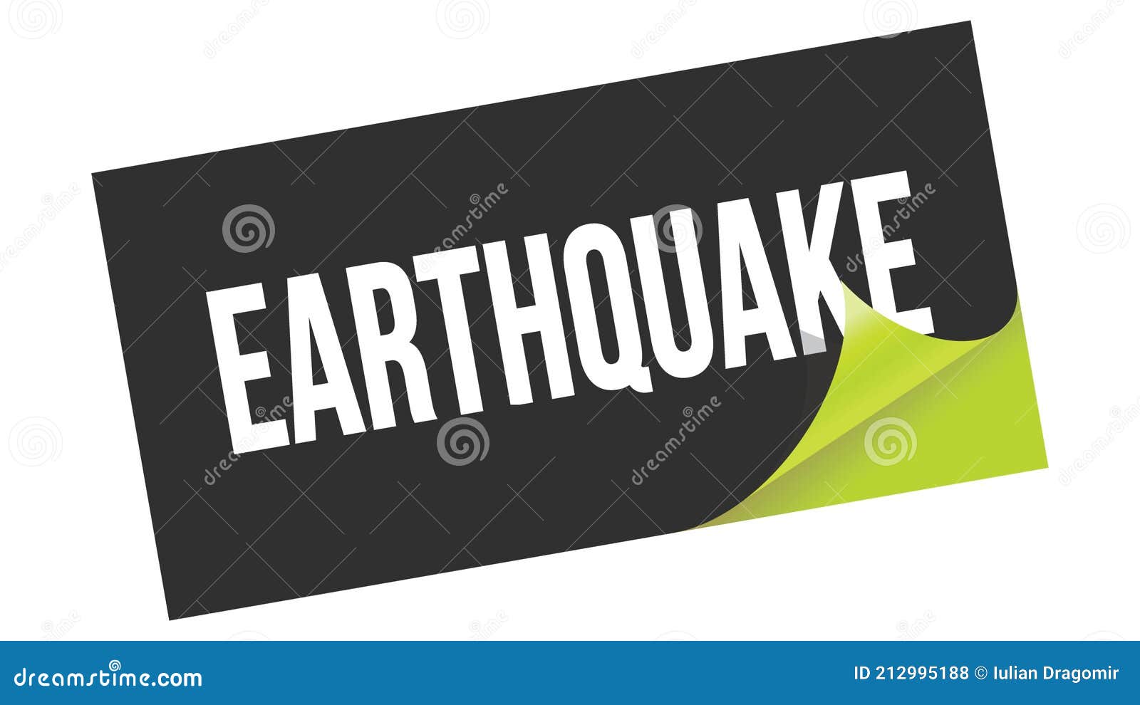 Earthquake Black Line Icon On White Background. Seismic Activity ...