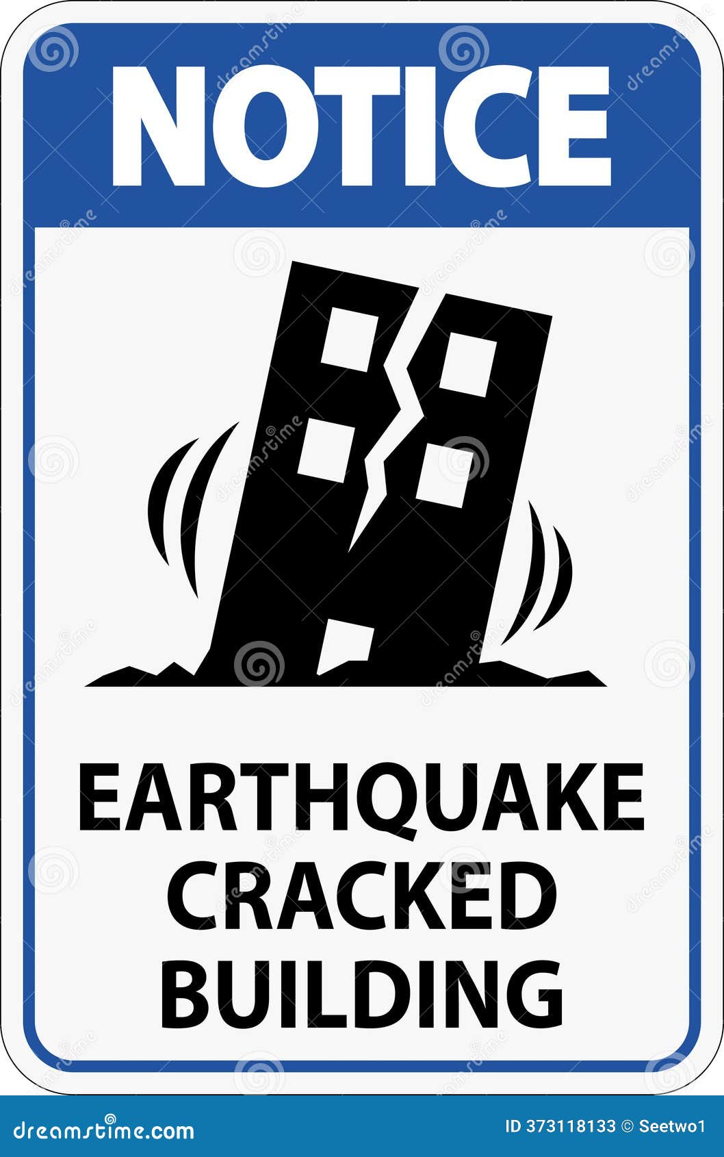 Cracked Building, Fissure Crack, Earthquake Effect, Structure Fracture ...