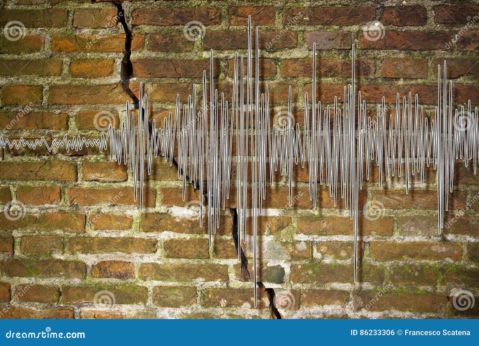 Earthquake Wave Graph Concept Image Stock Photo - Image of disaster ...