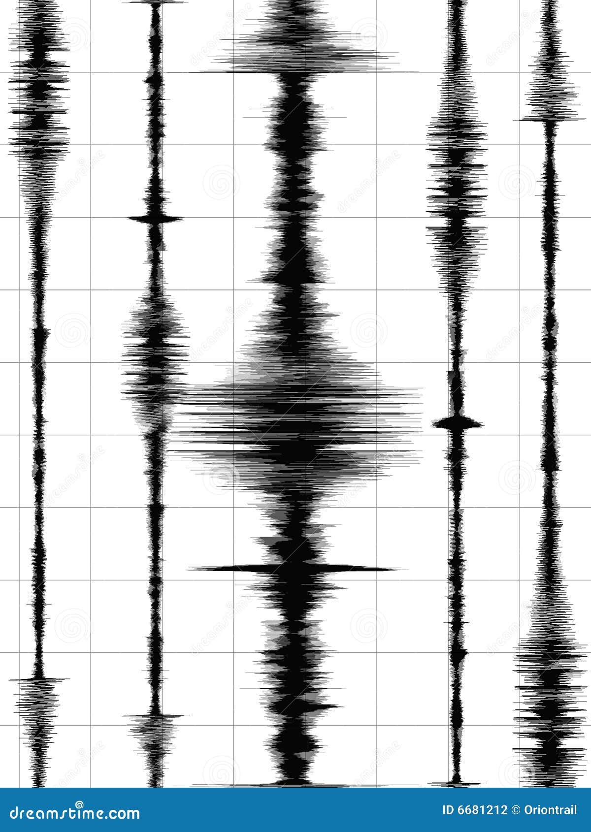 Earthquake waves graph stock illustration. Illustration of burn - 6681212