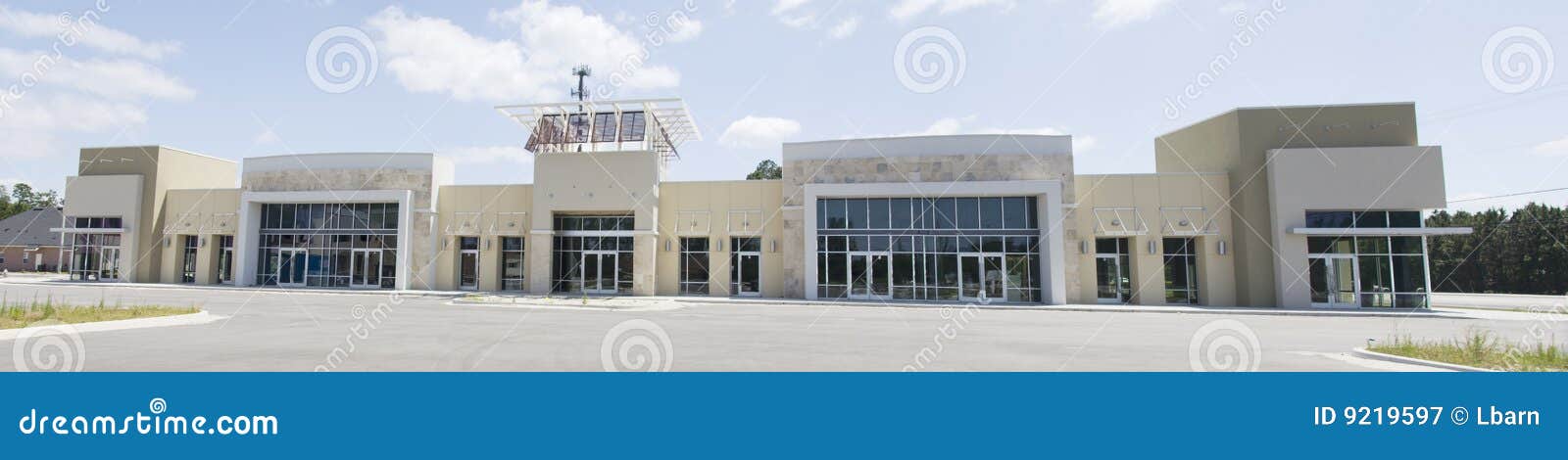 Earthtone storefronts pano stock image. Image of store - 9219597