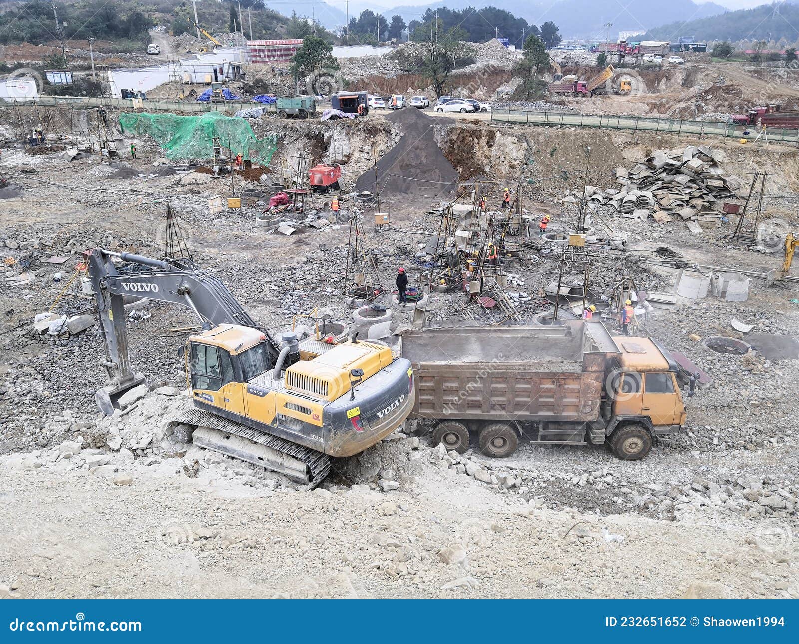 The Earthwork Activity Construction Site 2 Editorial Photography ...