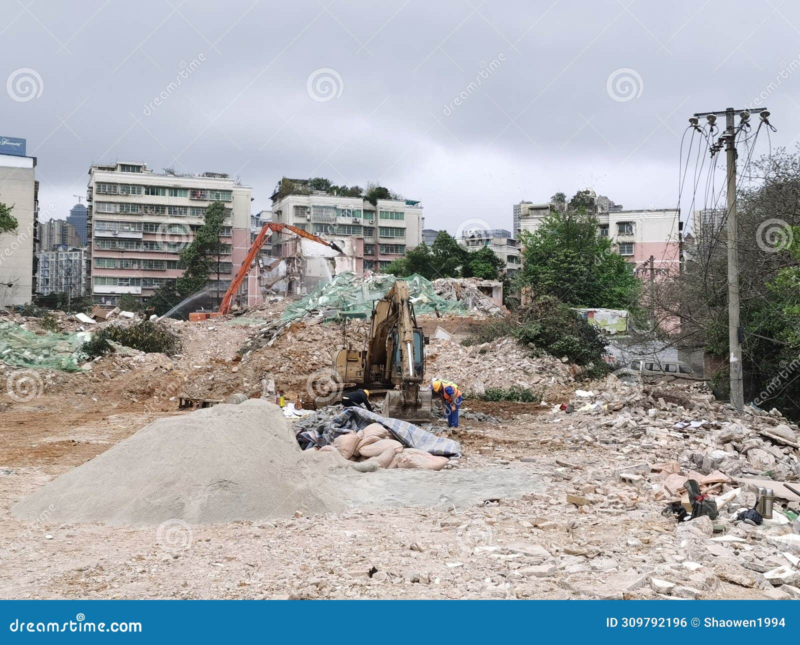 Earthwork Activity Construction Site Editorial Photo - Image of ...
