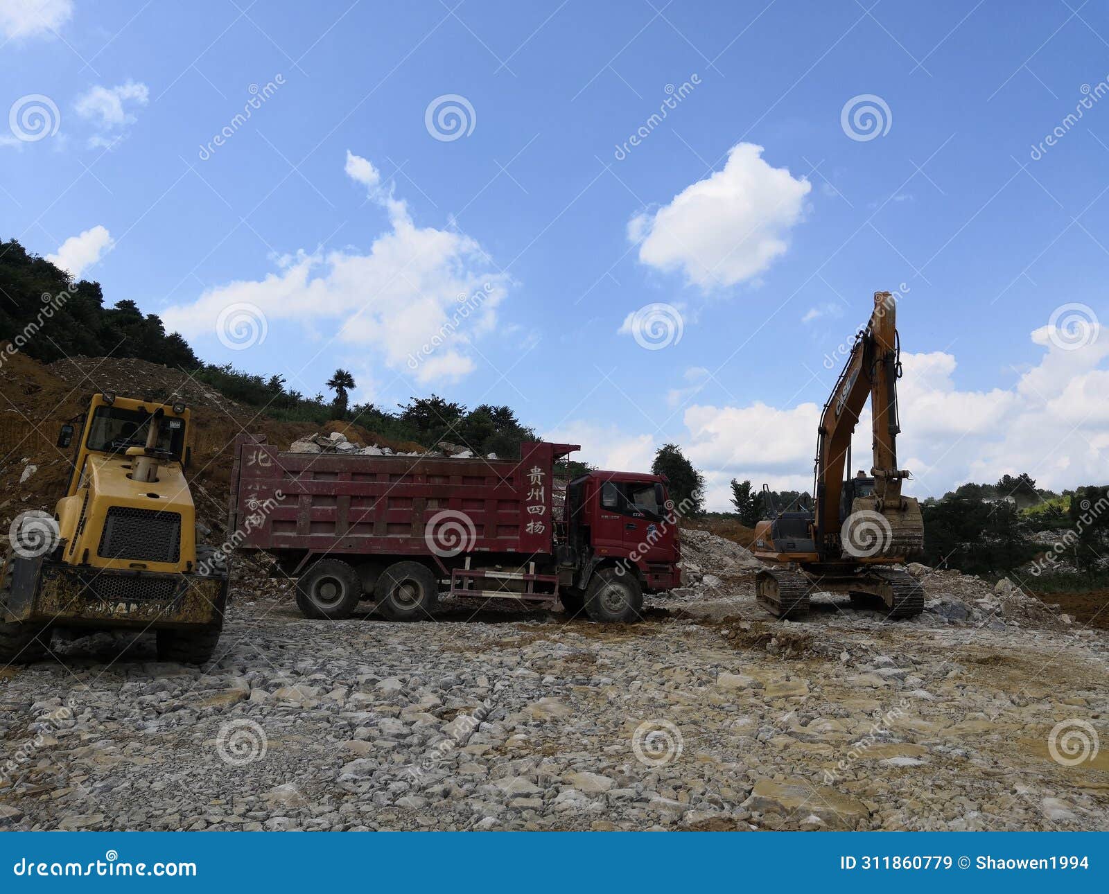 Earthwork Construction Site,Worksite Background Editorial Stock Image ...