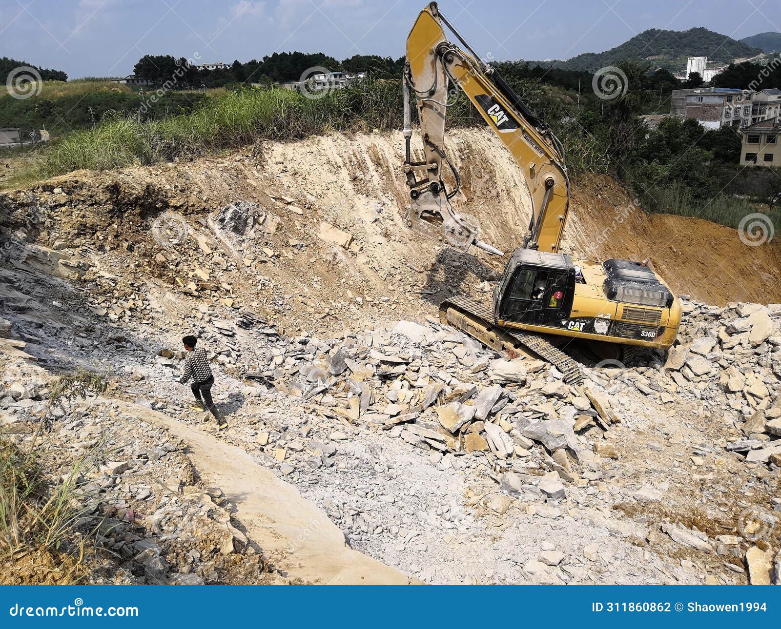 Earthwork Construction Site,Worksite Background Editorial Photography ...