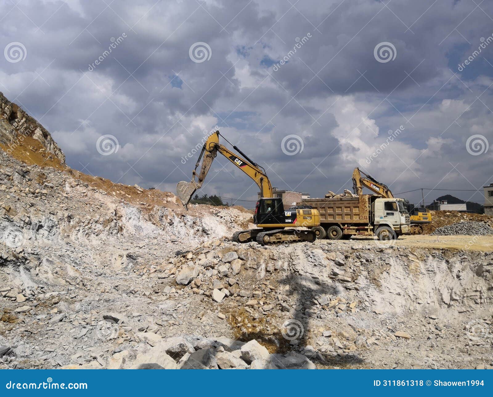 Earthwork Construction Site,Worksite Background Editorial Stock Photo ...