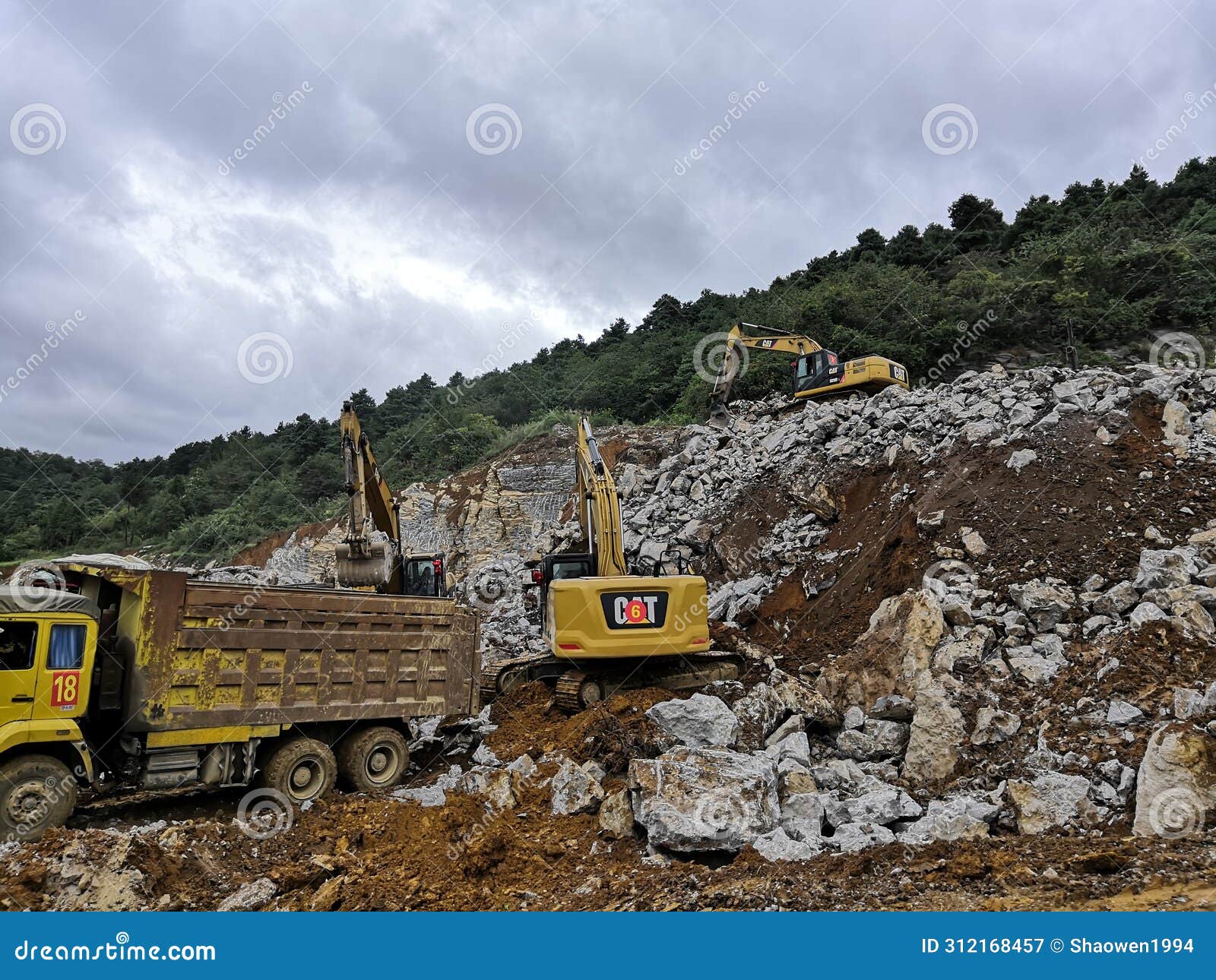 Earthwork Construction Site,Worksite Background Editorial Photography ...