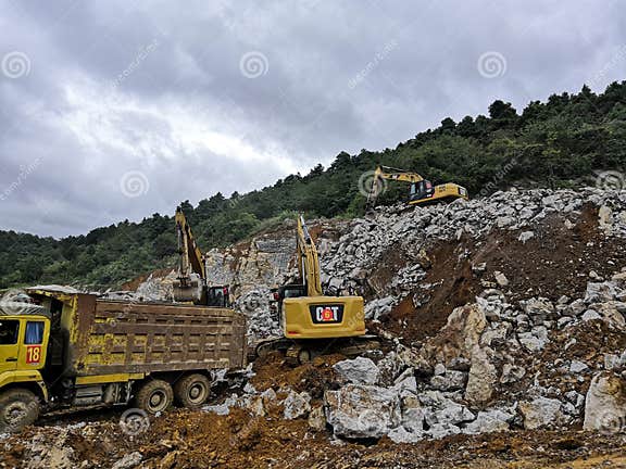 Earthwork Construction Site,Worksite Background Editorial Photography ...