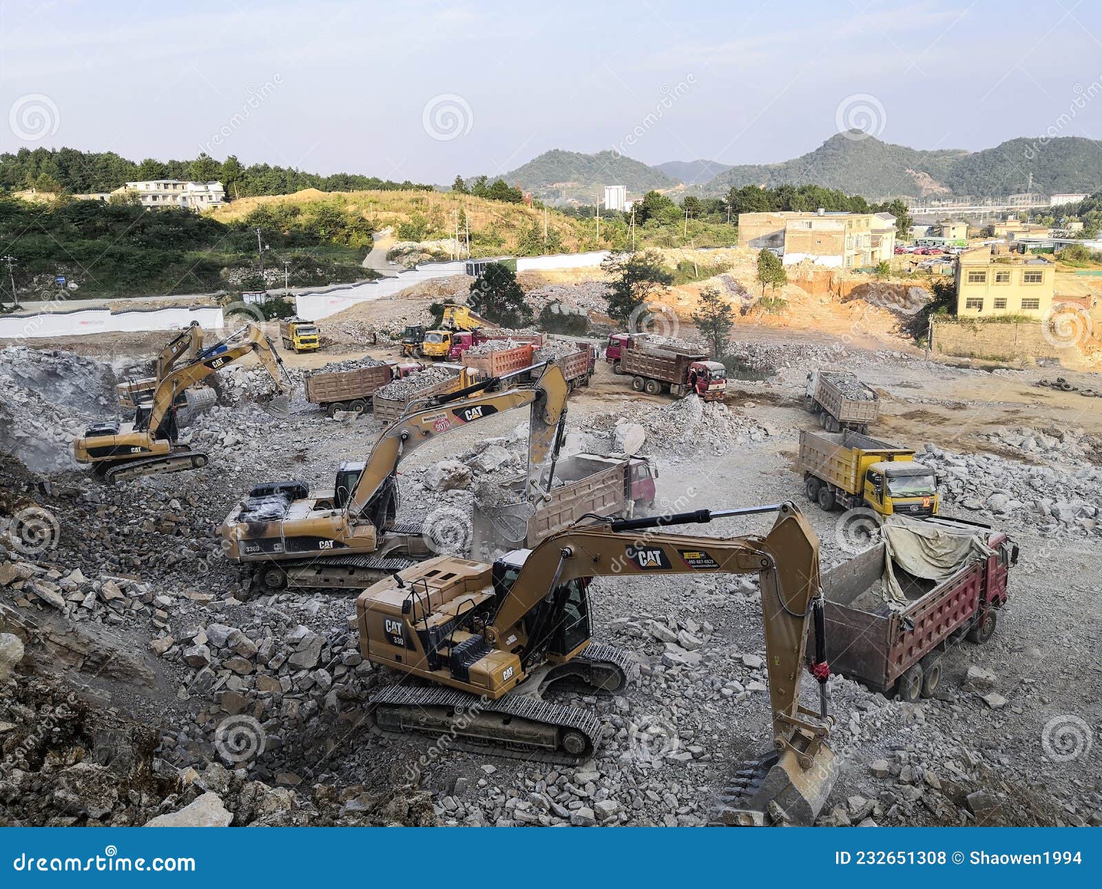 Earthwork Construction Site 3 Editorial Stock Photo - Image of ...