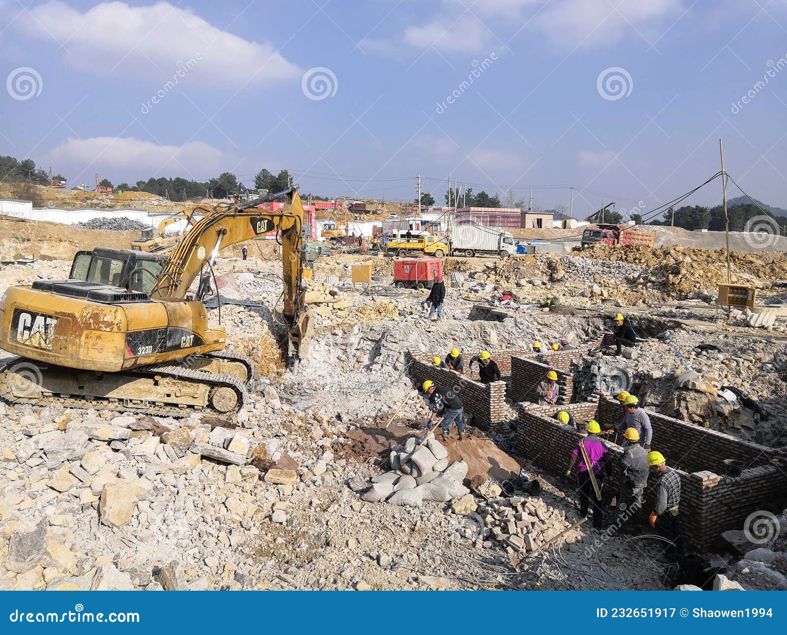 Earthwork Construction Site 4 Editorial Photography - Image of ...