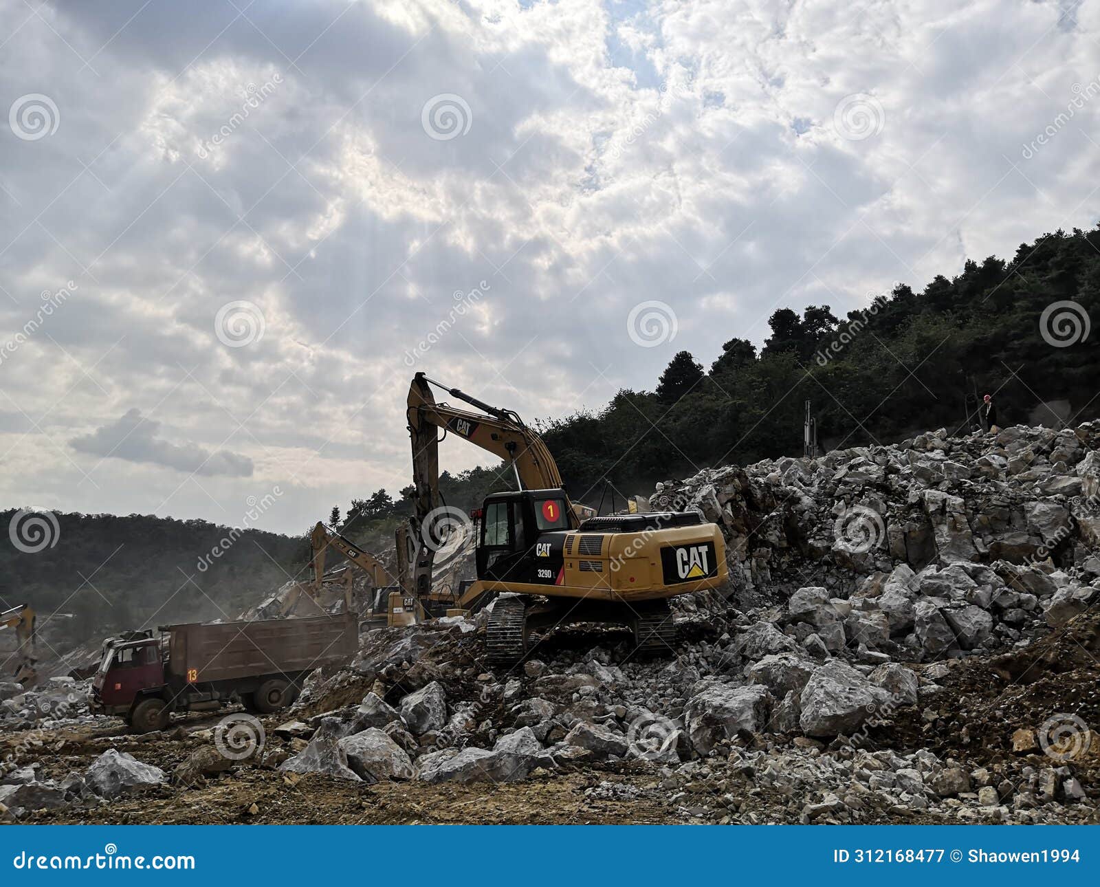 Earthwork Construction Site,Worksite Background Editorial Photography ...