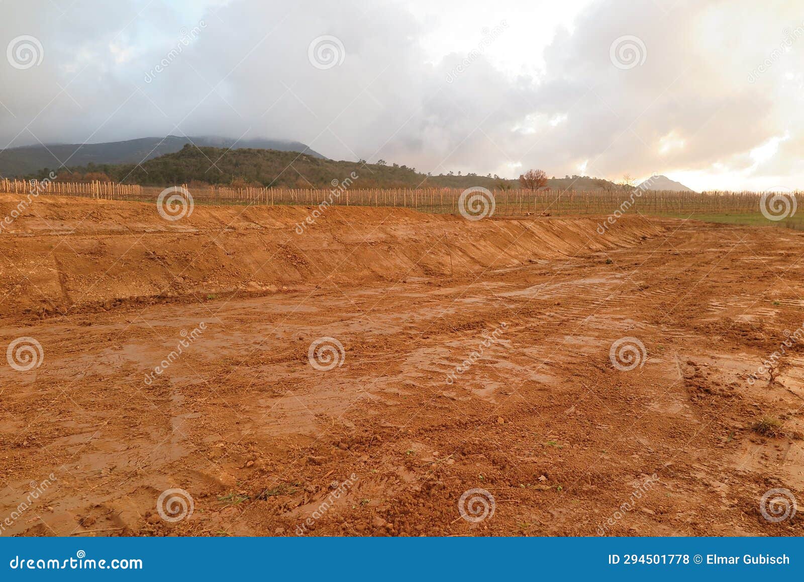 Earthworks and Excavation in Civil Engineering Stock Photo - Image of ...