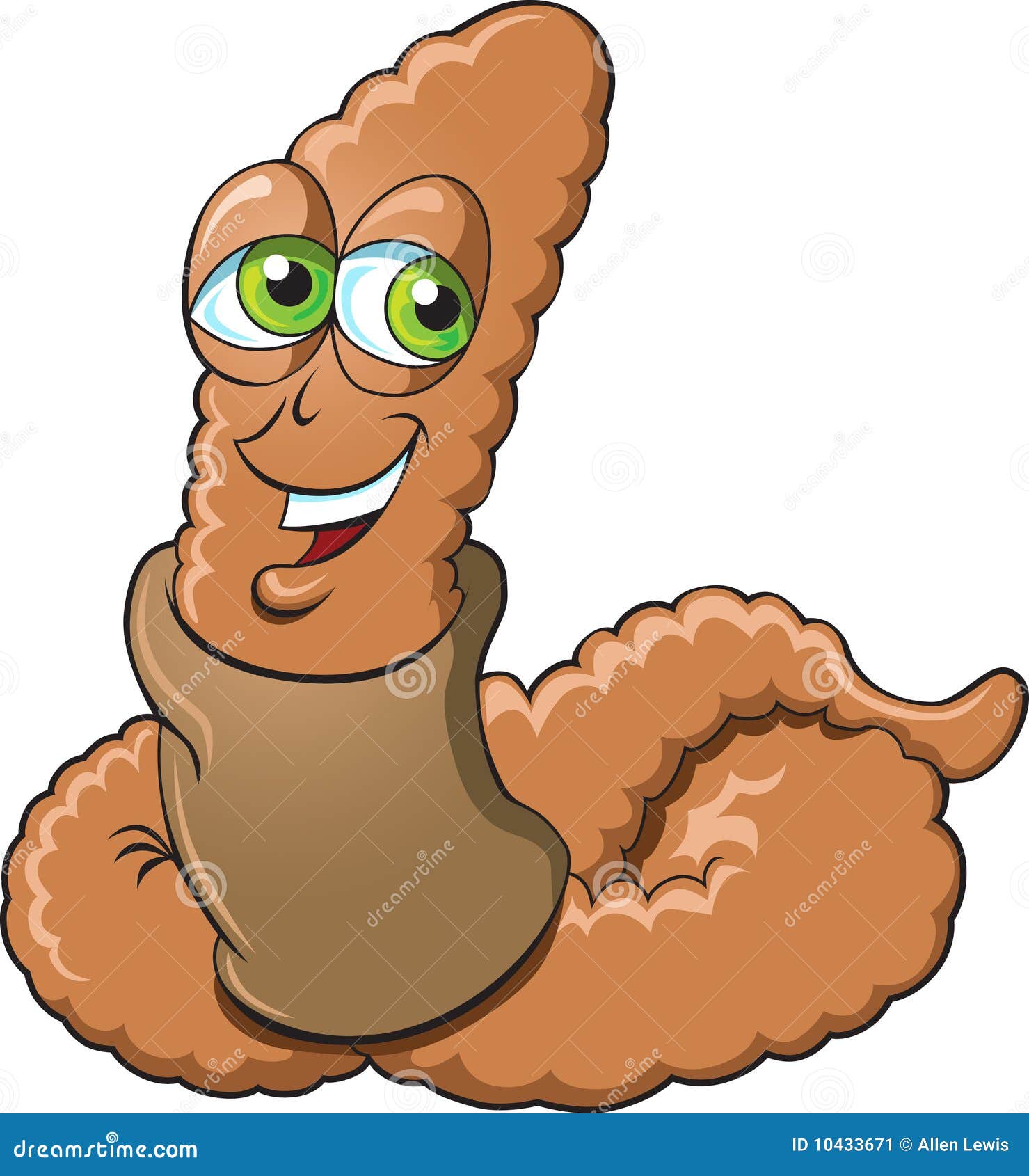 Earthworm stock vector. Illustration of insect, grub - 10433671