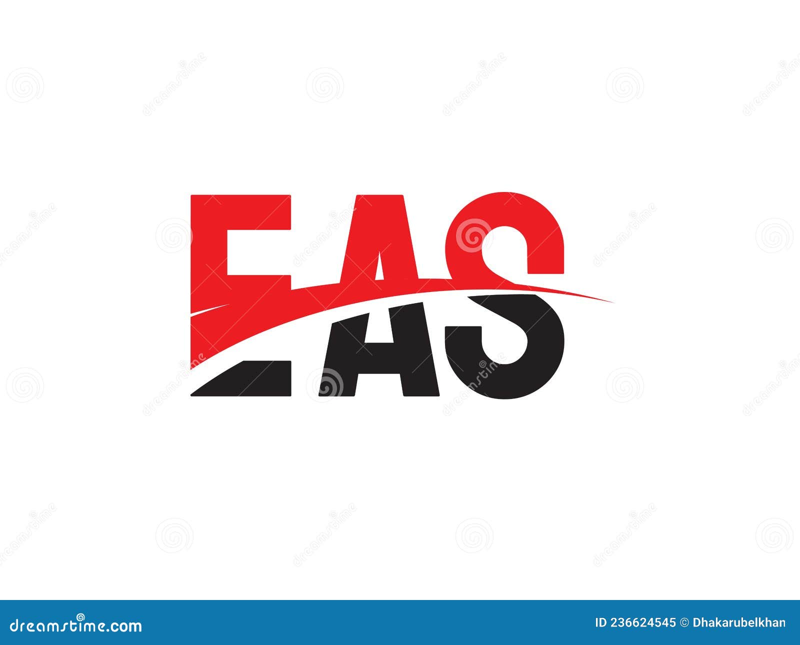 EAS Letter Initial Logo Design Vector Illustration Stock Vector ...
