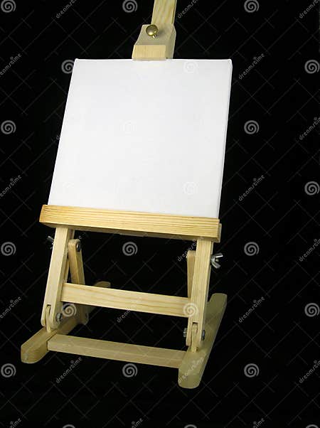 Easel stock image. Image of fine, tripod, student, isolated - 1135601