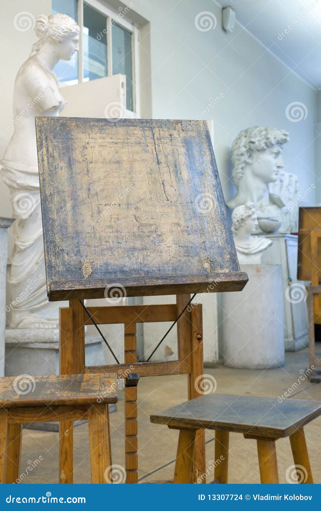 Easel. stock photo. Image of design, culture, paintings - 13307724