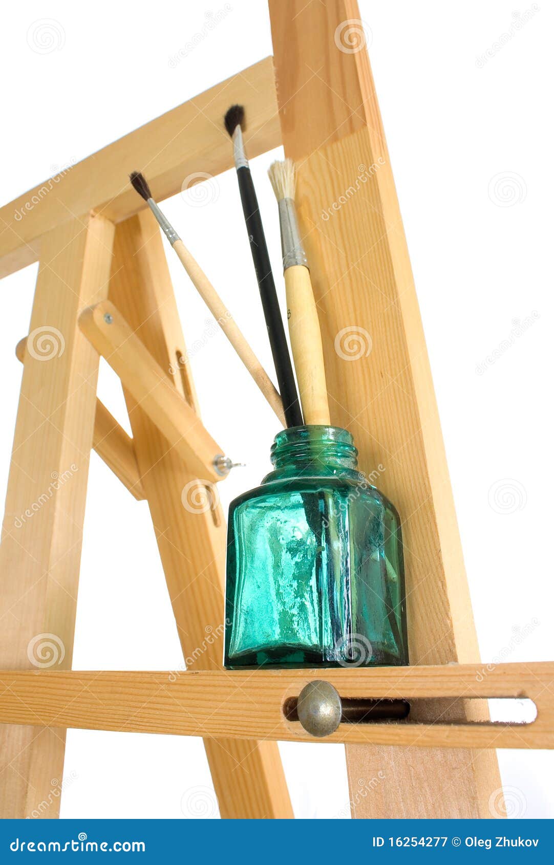 Easel stock image. Image of graphic, creativity, bottle - 16254277