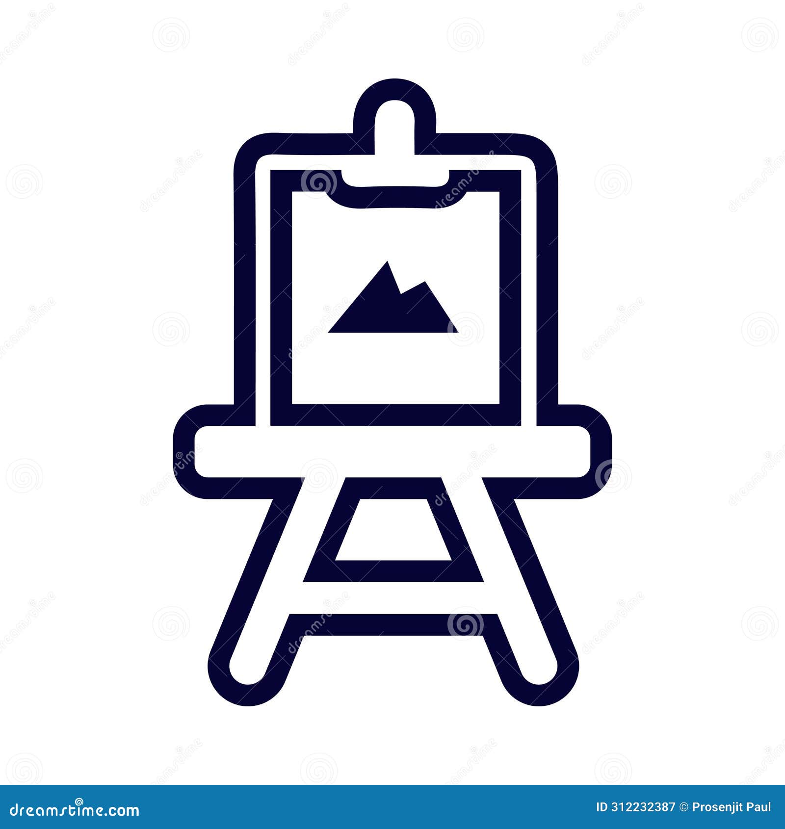 Easel, Board, Paint Board, Paint, Drawing, Drawings, Easel Icon Stock ...