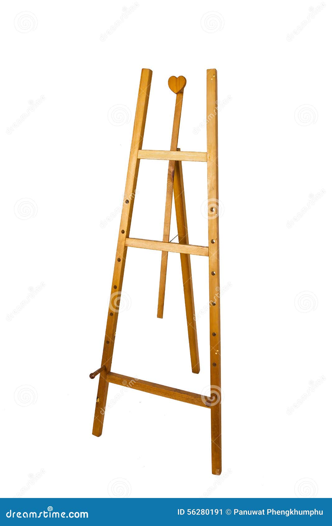 Easel photo isolated stock image. Image of wooden, isolated - 56280191