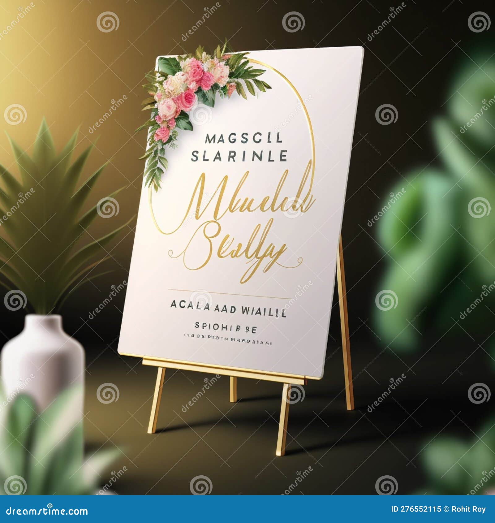 Welcome Board Stand Large Wooden Wedding Display Easel Wedding Easel ...