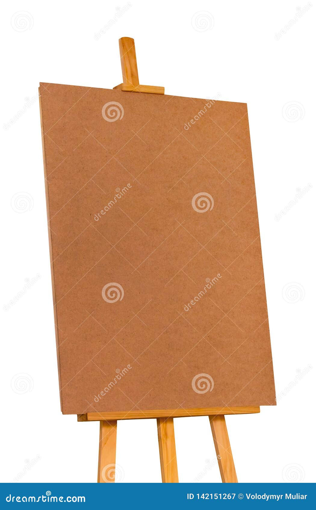 Easel on a White Isolated Background. Preparation for Design_ Stock ...