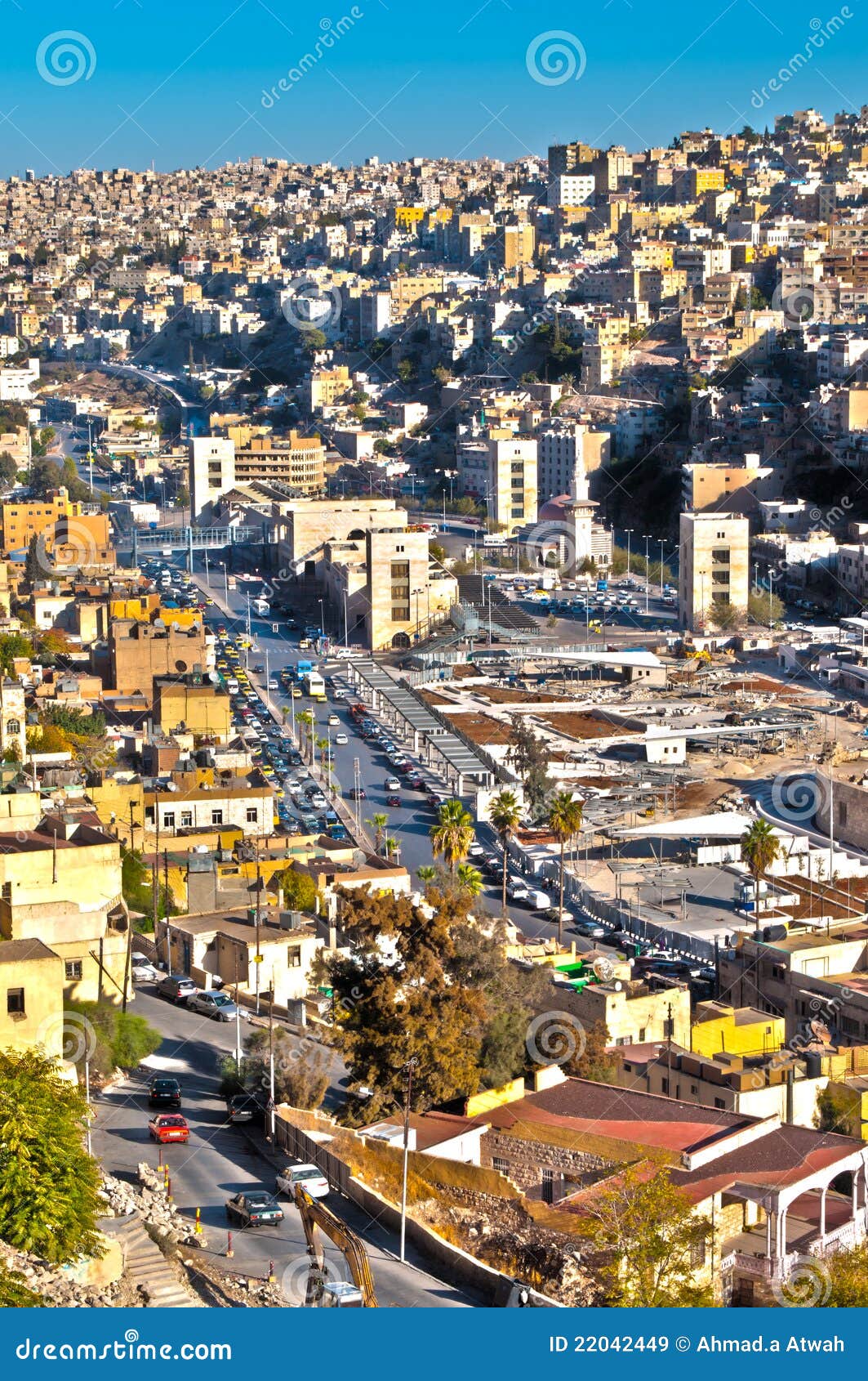 East Amman,Jordan stock image. Image of downtown, backgrounds - 22042449