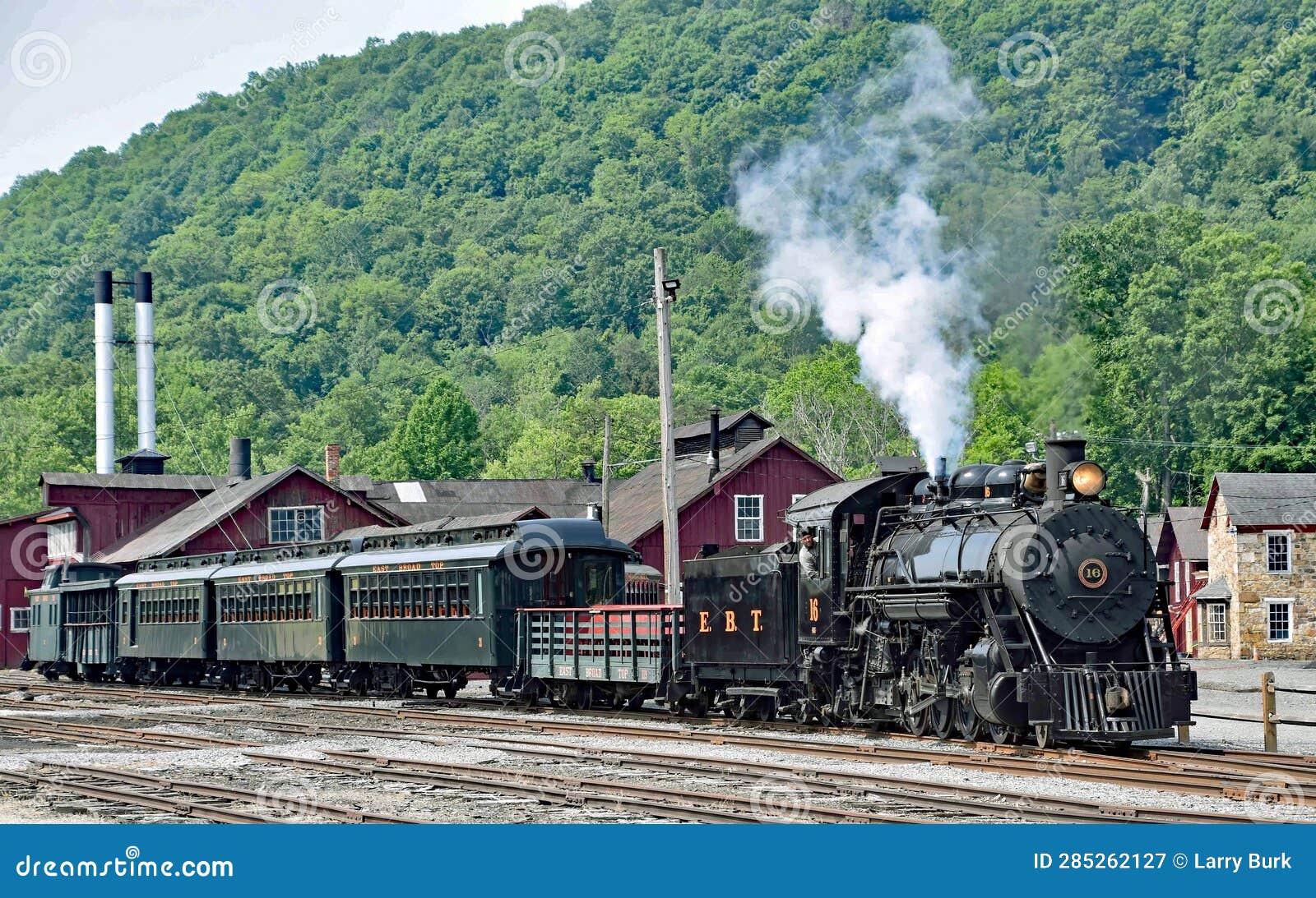 East Broad Top Railroad Excursion Train June 2023 Editorial Photography ...