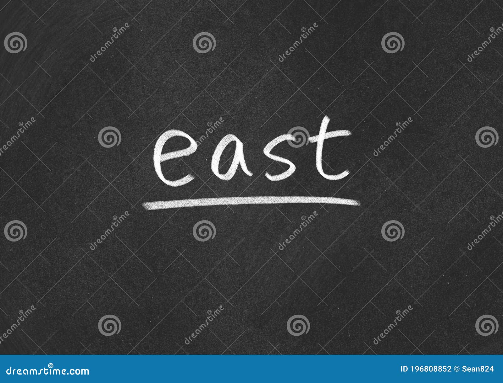 East stock photo. Image of word, text, blackboard, conceptual - 196808852