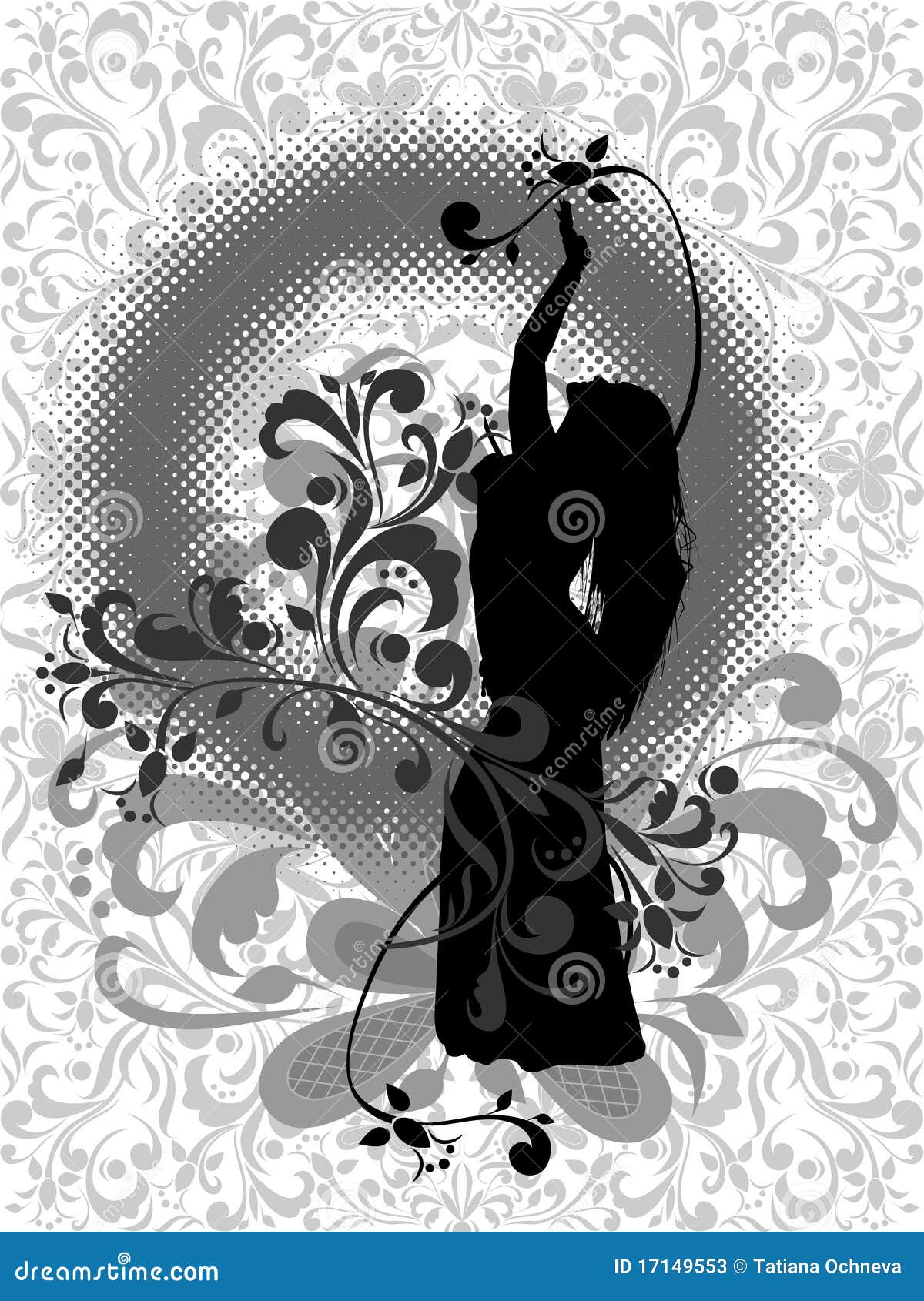 East dance stock illustration. Illustration of human - 17149553