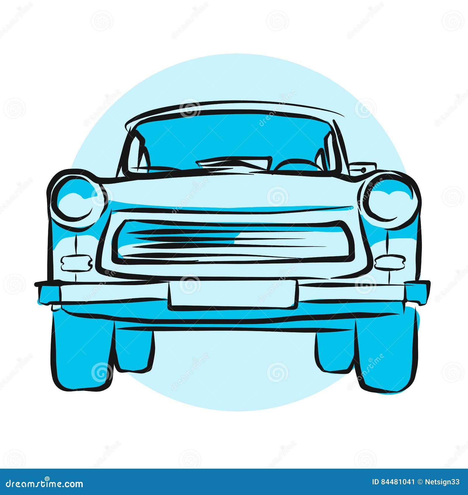 East German Car stock vector. Illustration of dirty, style - 84481041