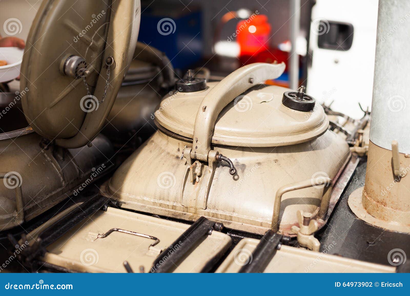 East German Military Field Kitchen Stock Photo - Image of goulasch ...