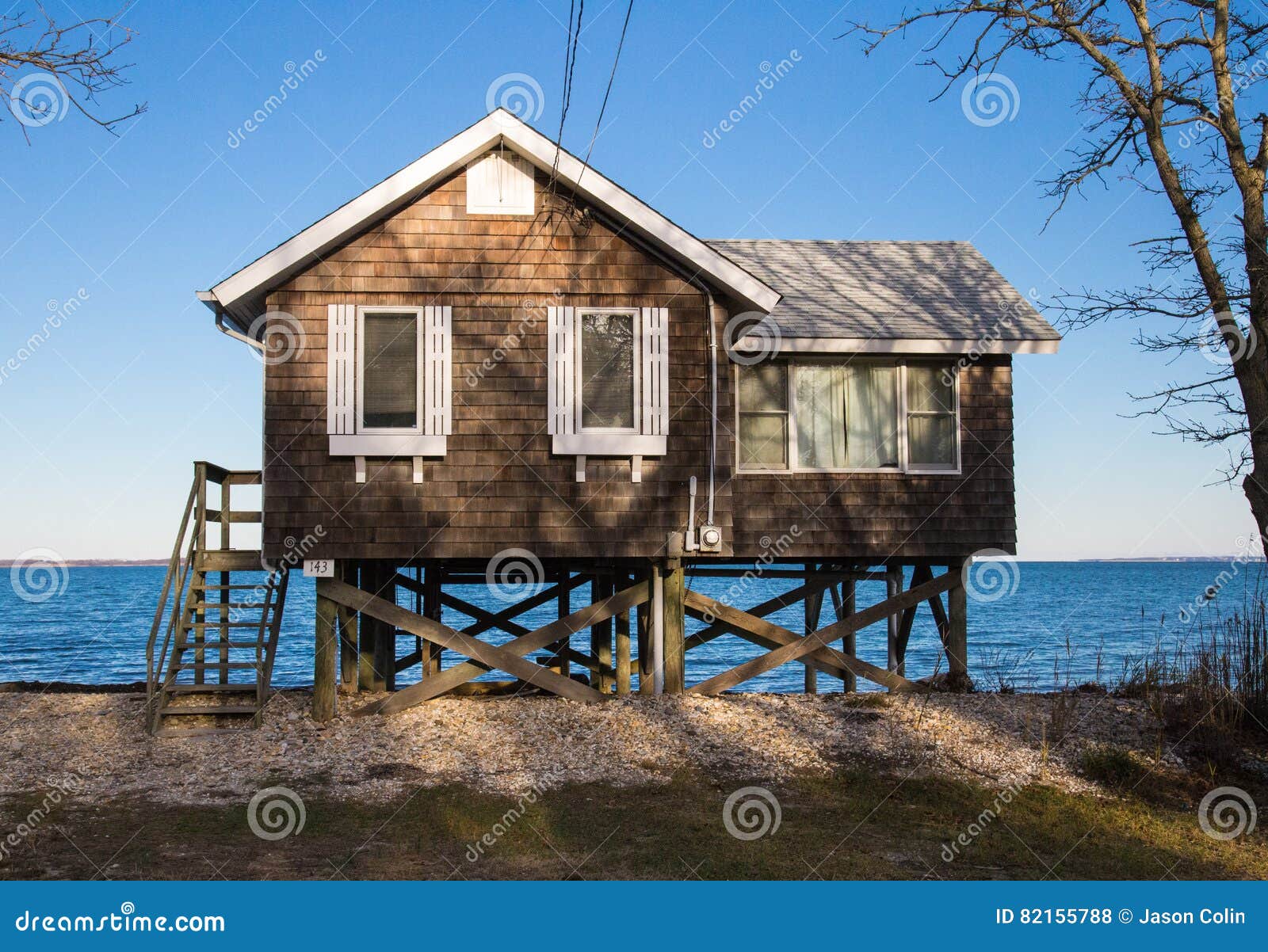 East Hampton, New York Beach Shack Stock Photo - Image of beachshack ...