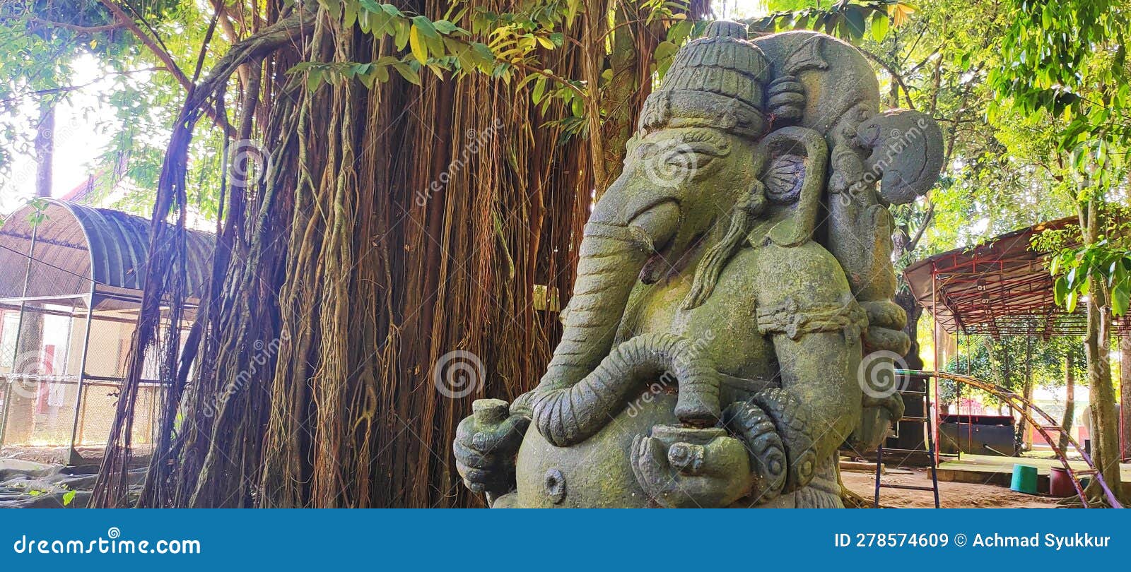 East Java elephant statue stock image. Image of indonesia - 278574609
