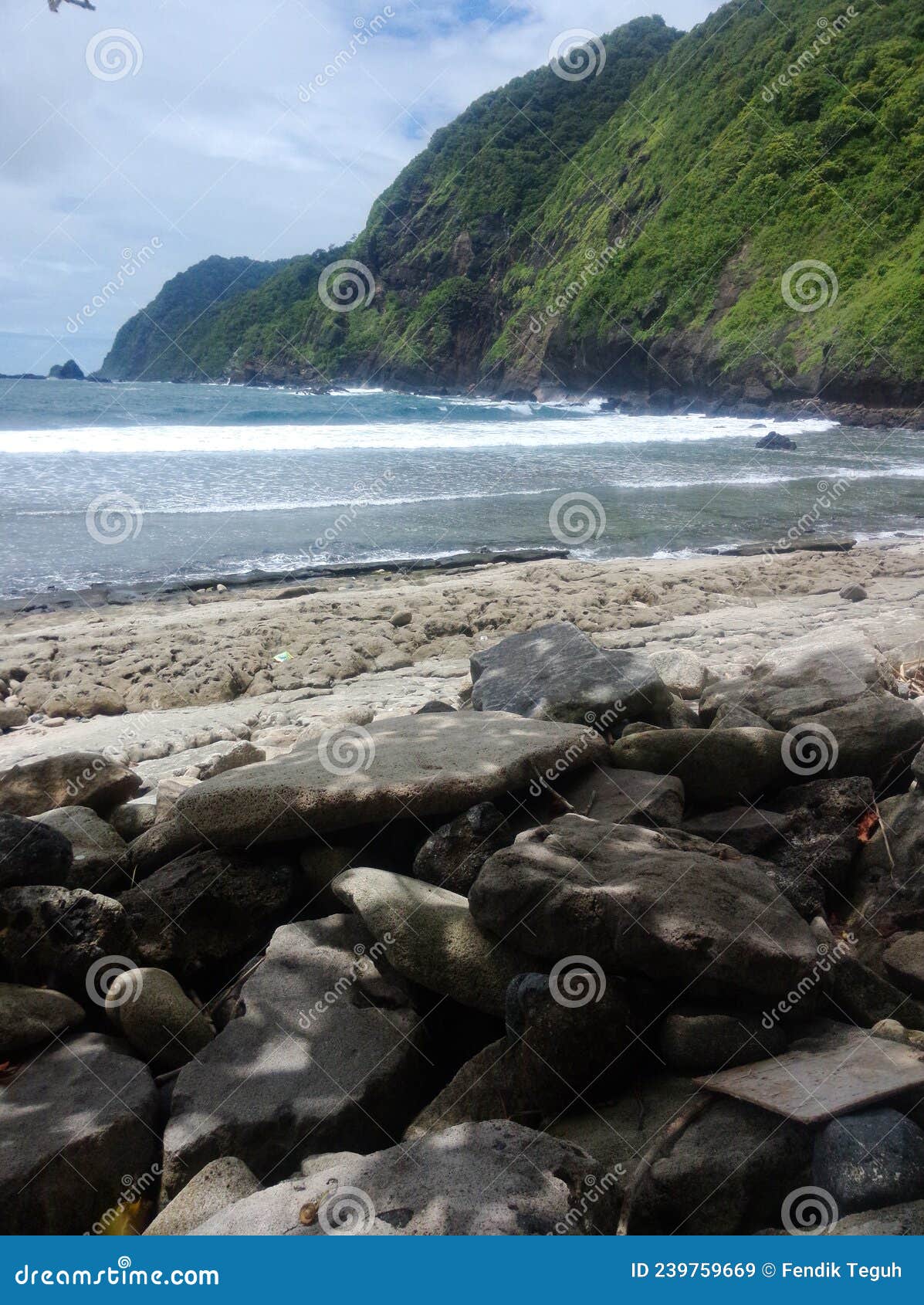 Beautiful Rocky Beach with Cliffs Around it Stock Image - Image of ...