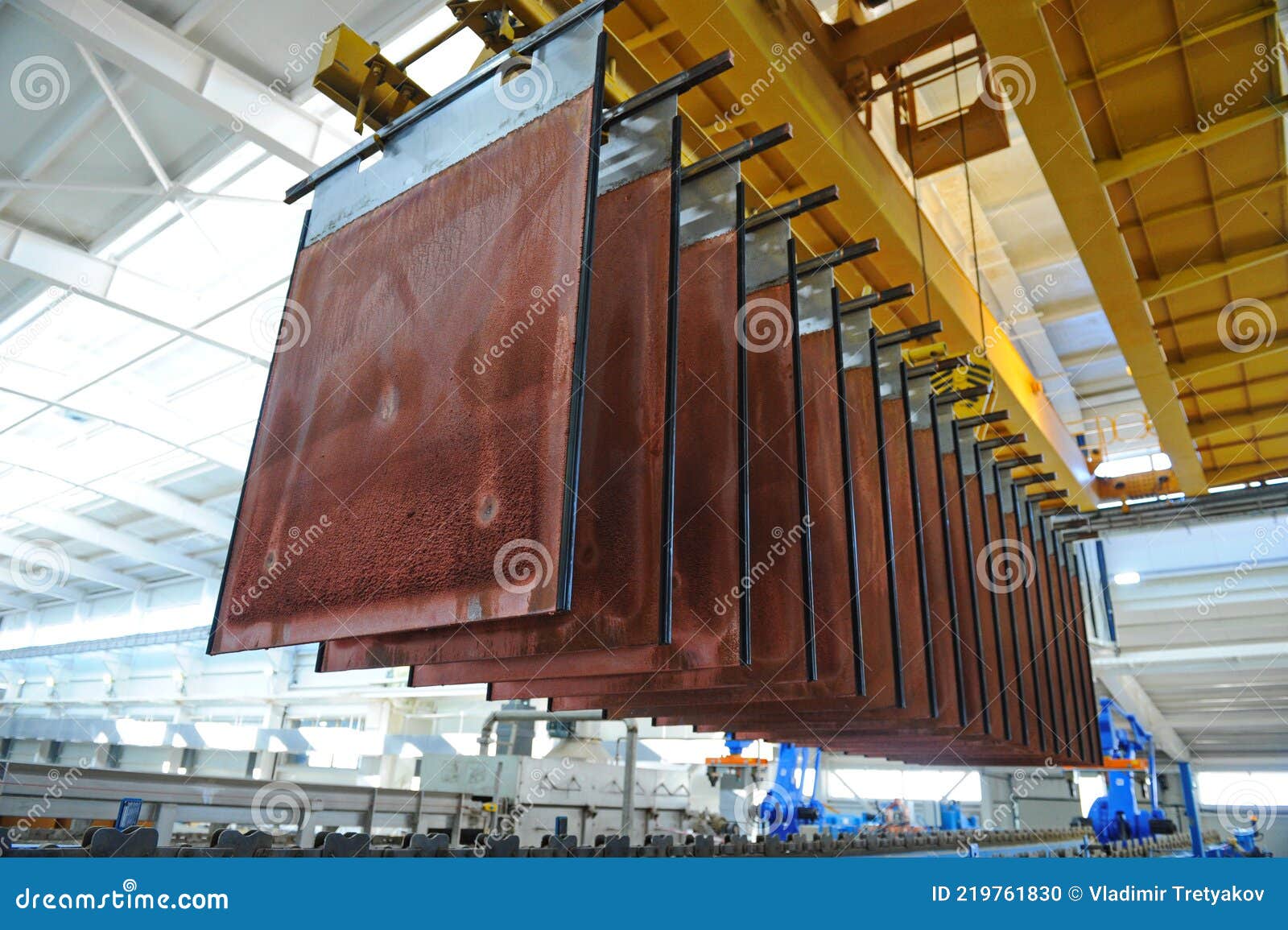 East Kazakhstan Region, Kazakhstan - 12.02.2015 : Layers of Cathode ...