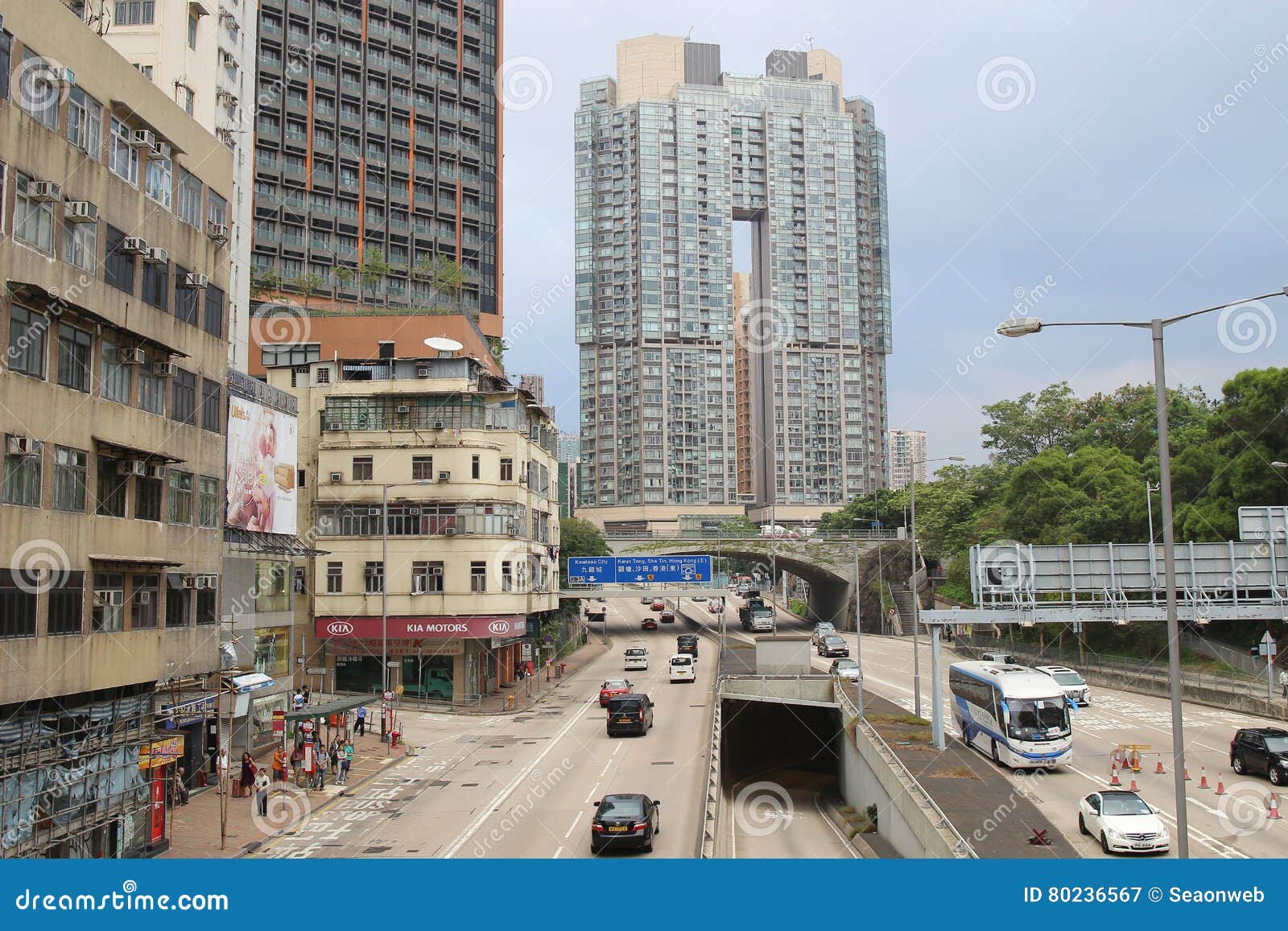 East Kowloon Corridor at Hung Hom Editorial Photography - Image of city ...