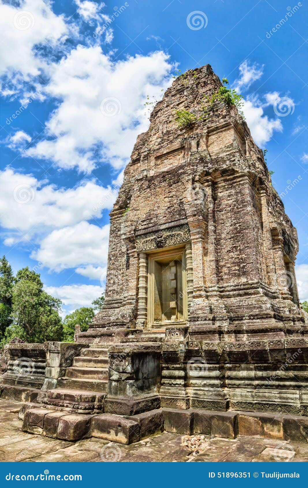 The East Mebon Temple stock image. Image of detail, ancient - 51896351