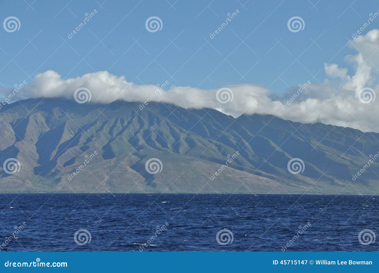 East Molokai stock image. Image of rock, clouds, waves - 45715147