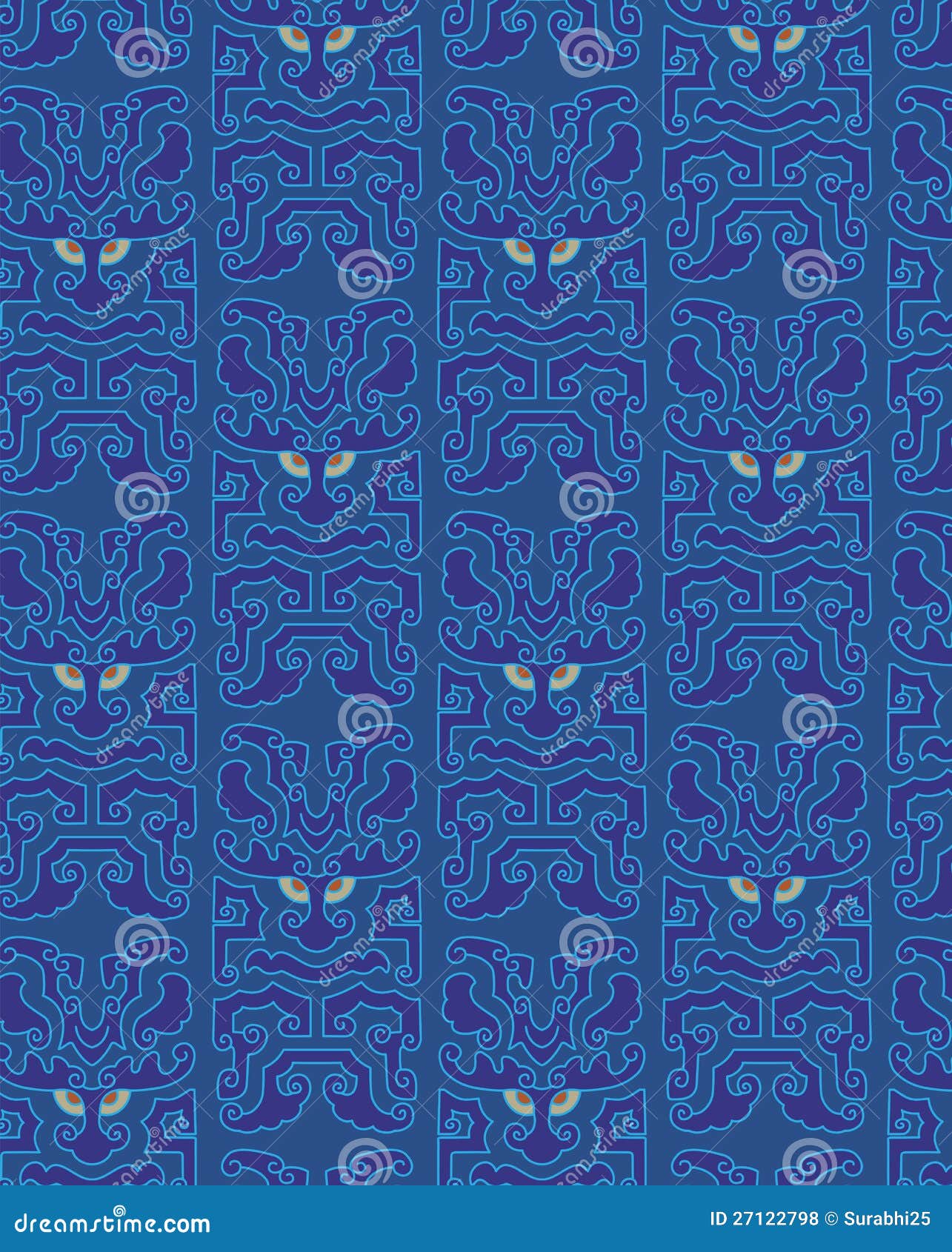 East pattern seamless stock vector. Illustration of textile - 27122798